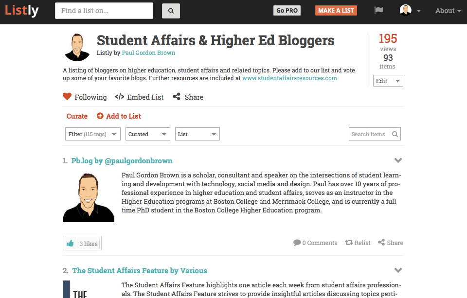SPOTLIGHT: Use Listly for Crowd-Curated Web Lists – Pb