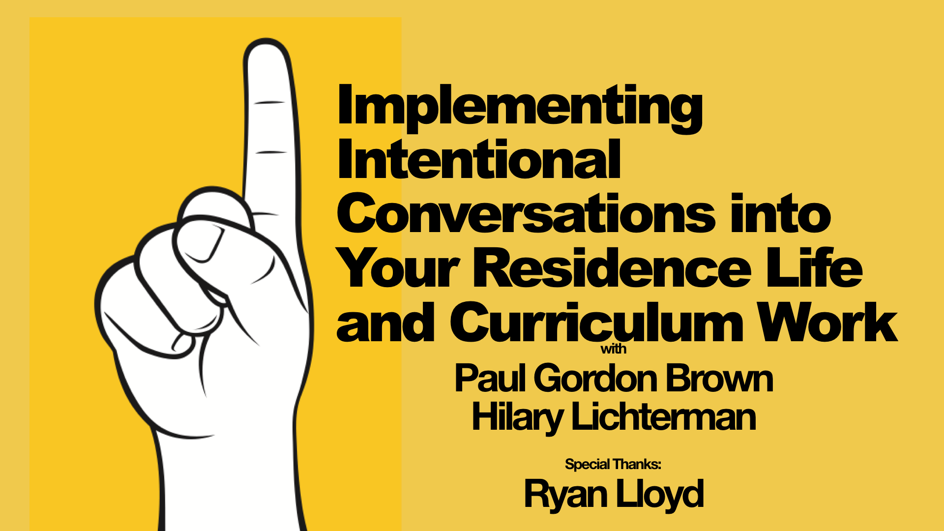 Presentation: Implementing Intentional Conversations into Your ...
